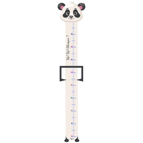 Panda Pals Height Chart – Personalized Animal Growth Ruler with Movable ...