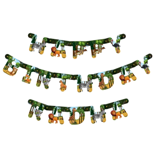 Buy Personalized Jungle Theme Alphabet Banner | Individual Letters |Use ...