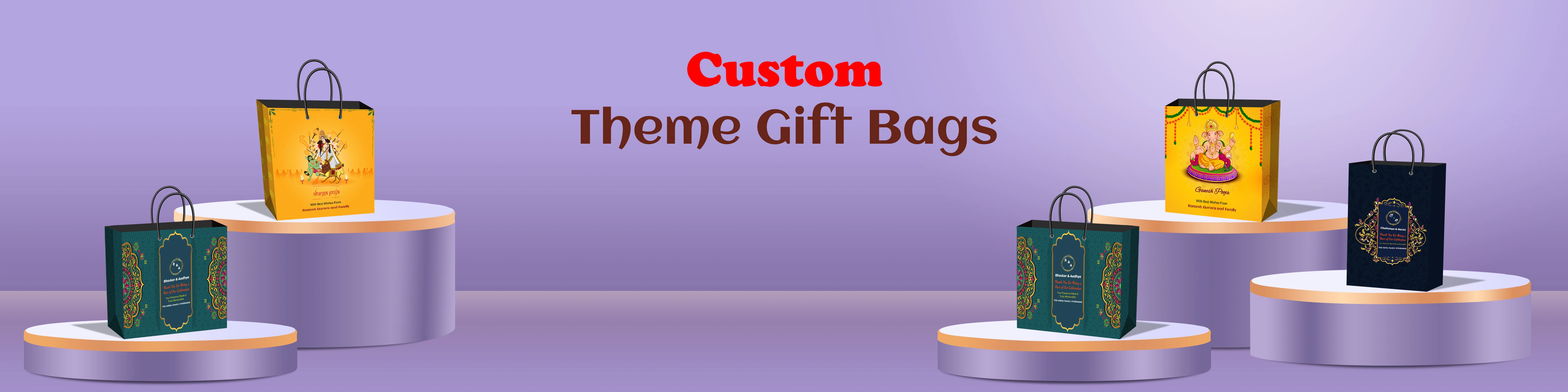 Custom Bag Shape Gift Boxes | Weddings, Birthdays & Pooja | ZBox.in